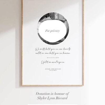 Parents in Loving Memory Print Sympathy Gift Remembering Mum and Dad ...