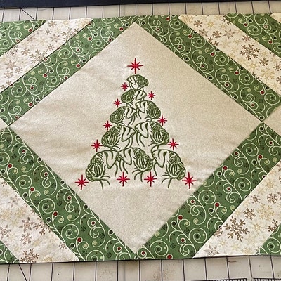 Digital PDF Pattern for on the Run Table Runner Including Quilt as You ...