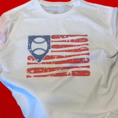 Distressed Baseball Flag Svg Dxf Eps Png Files for Cutting Machines ...