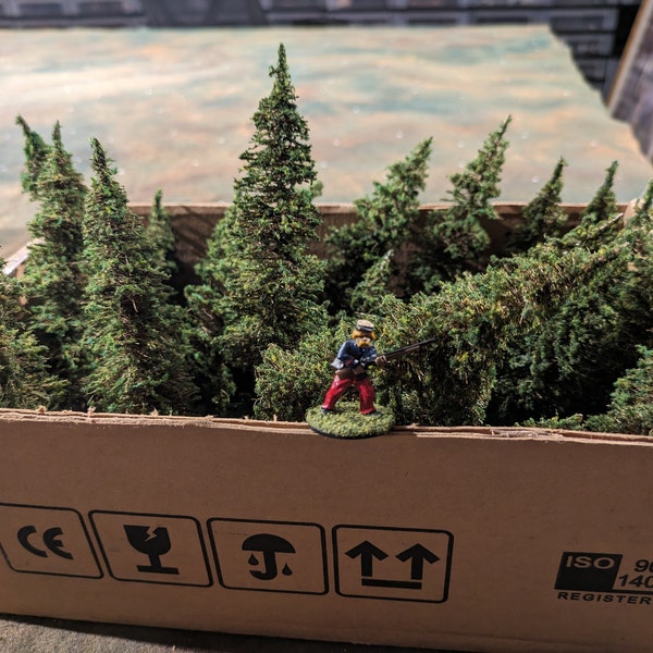 Model Trees - Moose Creek Trees - 6" Tall X 20 Trees - Handmade Model ...