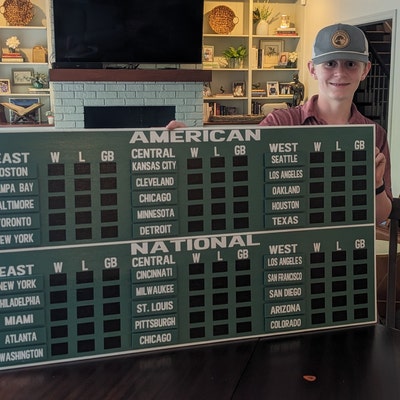 XL 24x45 Vintage Baseball Scoreboard - Etsy