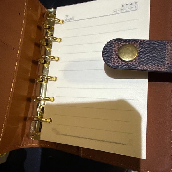 A7 Mini Agenda Binder Planner Journal Cover Gift for Her - Etsy
