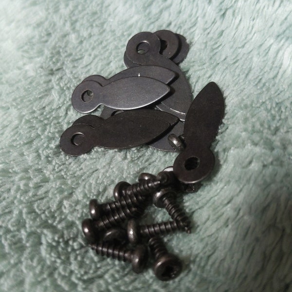 Strong & Professional Large 1" Black Picture Frame Turn Buttons With ...