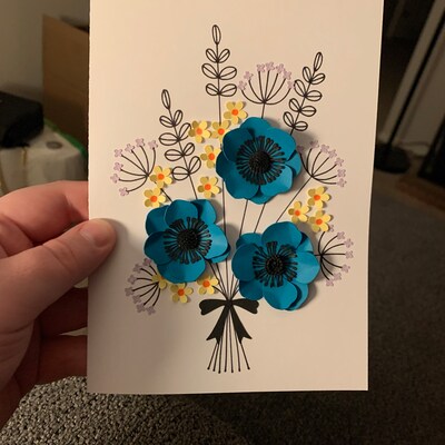 Cosmos 3D Paper Flower Template & Tutorial SVG Template for - Etsy