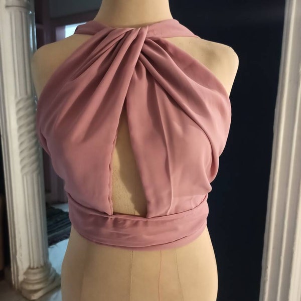 Draped Top Pattern | Halter Top Pattern | Pattern for Beginners | PDF ...