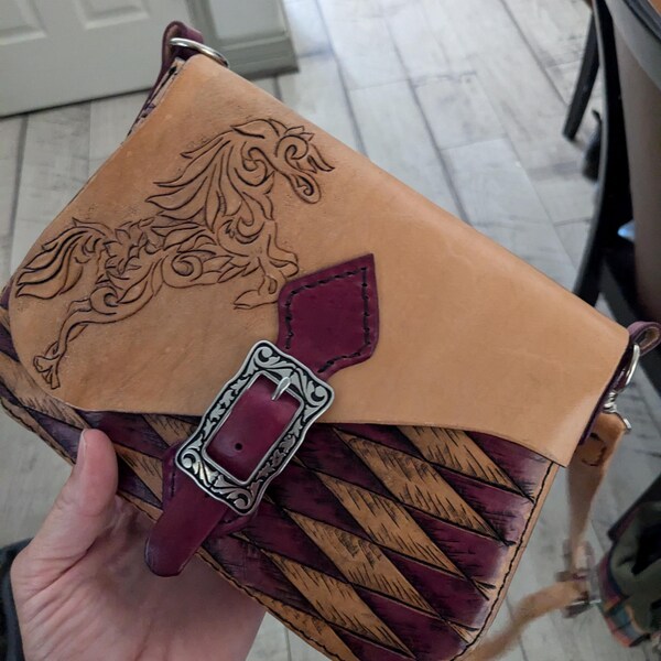 Hobo Shoulder Bag Leather Pattern PDF Tote Bag Digital Template - Etsy