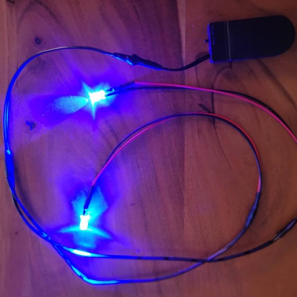 LED Lights Kit Cosplay Costume DIY Hobby Project Battery Powered ...