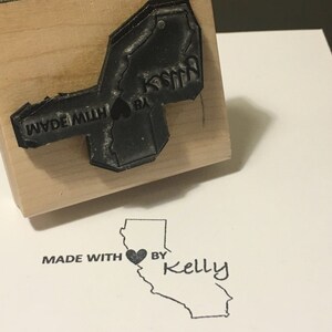 Custom 2 Inch Rubber Stamp Made to Order Artwork & | Etsy