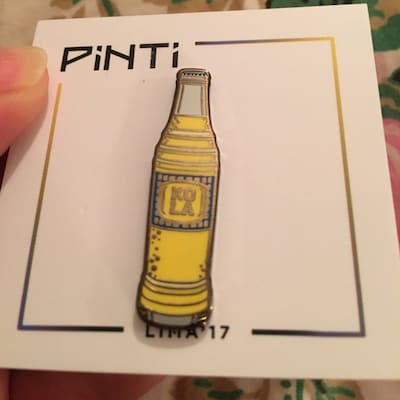Peru Art Peruvian Inca Kola Soda Cola Bottle Hard Enamel Pin - Etsy