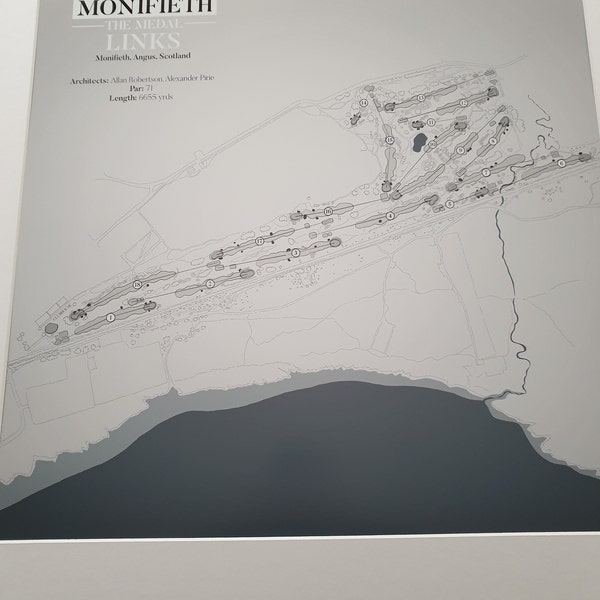 Winged Foot Golf Club, Hand Illustrated Golf Course Map (digital) - Etsy