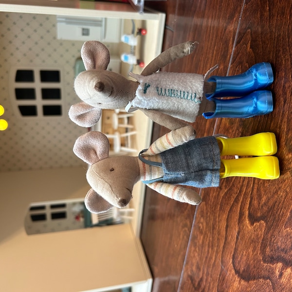 MAILEG Inspired Micro MICE - PDF Sewing Pattern - 5 Inch Cloth Mouse ...