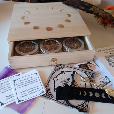 Witchy Tea Sampler Tea Box Magical Blends - Etsy