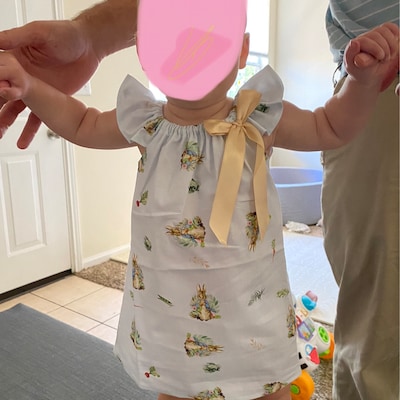 Exclusive Peter Rabbit Baby Toddler Little Girl Dress 100% - Etsy