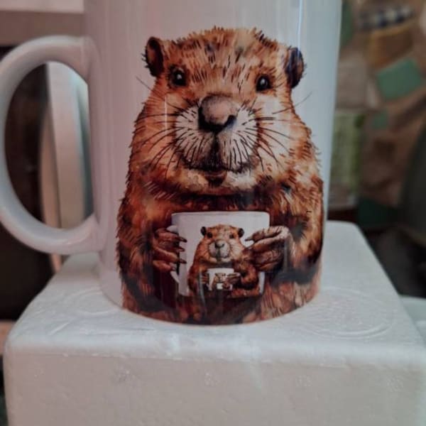 Squirrel Coffee Cup for Gardeners Coffee Mug Gift for Gardener Squirrel ...