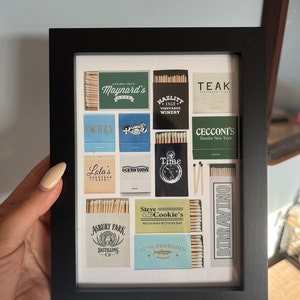 Custom Matchbook Digital Print Wall Art, Custom Matchbook Art, Gift for ...