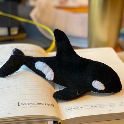 Felt Orca/ Killer Whale Pattern PDF, Ocean, Seaside, Felt Toy ...