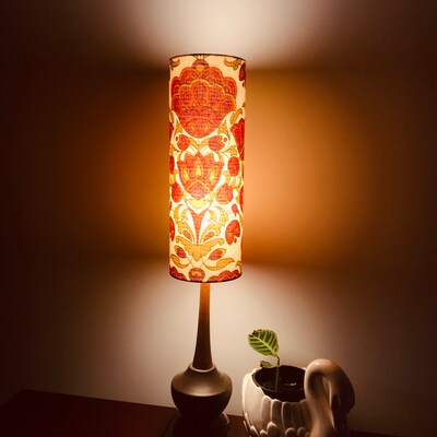 Awesome Retro Op Art Fabric Lamp Shade - Etsy
