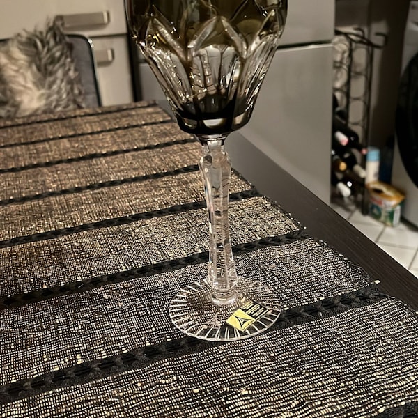 Rosenthal Studio Line SPLIT Pattern Wine Glass Goblet 24% Lead Crystal ...