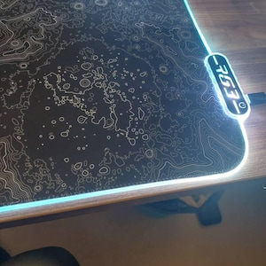 Cherry Blossom Desk Mat, Pink Sakura Mousepad, Cute Kawaii Aesthetic ...