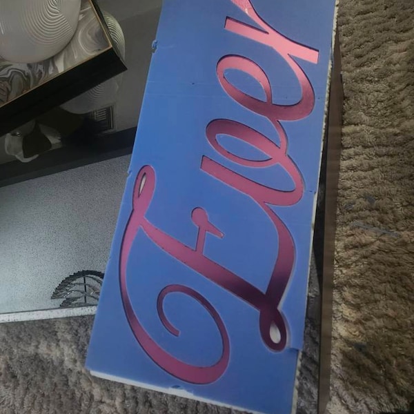 Custom Acrylic Name Sign Choose Your Font Living Room Decor, Party ...