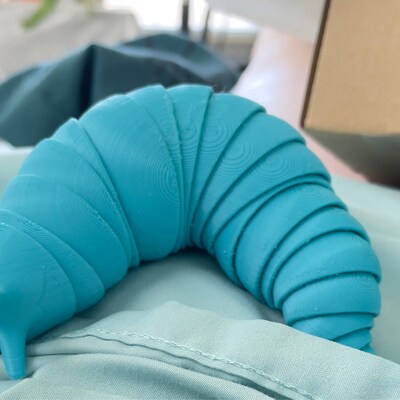 3D Printed Articulating Flexible Slug. the Articulated Slug is 3D ...