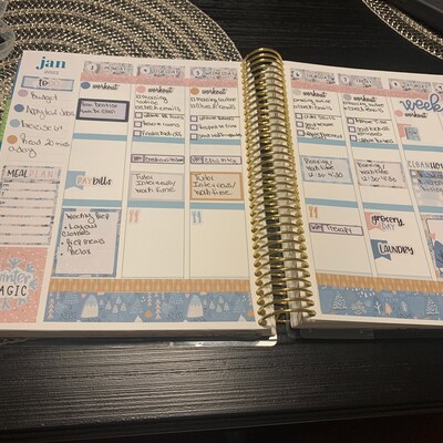 035 Treat Yo Self Script Planner Stickers Handlettered - Etsy