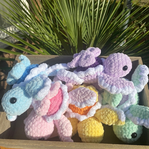 Mini Bow Turtle Crochet Pattern Valentines Day Pattern PDF Ribbon ...