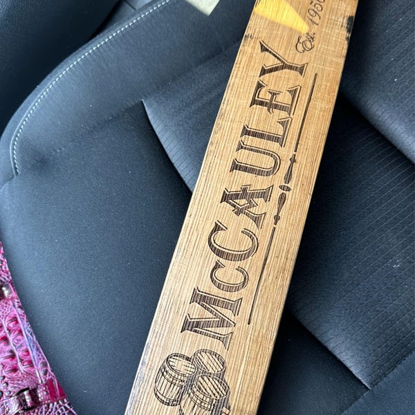 Custom Barrel Stave, Barrel Stave With Last Name, Personalized Stave ...