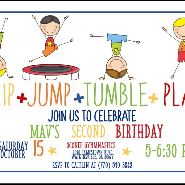 Custom Designed Invitation, Custom Birthday Party Invitation, School ...