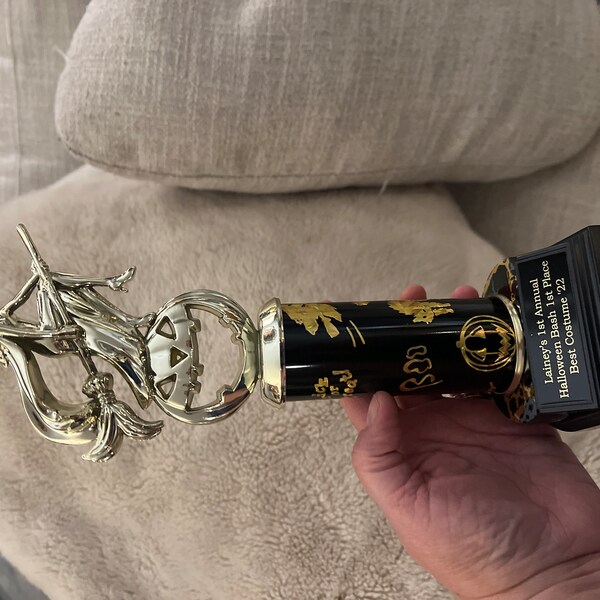 Halloween WITCH Trophy, Award for Best Costume, Scariest, Most Original ...
