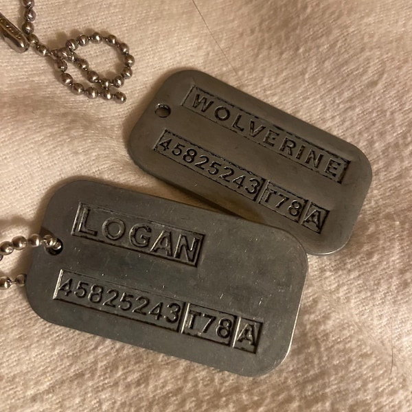 U.S. MILITARY Set PERSONALISED ARMY Dog Tags With Additional Red Medic ...