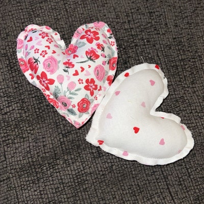 Valentine Fabric Hearts, Valentine's Day Bowl Fillers, Valentines Day ...