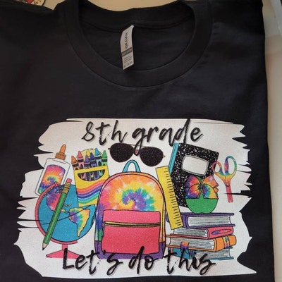 Let's Do This School Grade Bundle of 9 PNG Print File for Sublimation ...