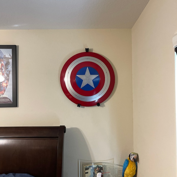 Captain America Shield Wall Mount / Super Hero Shield Display - Etsy