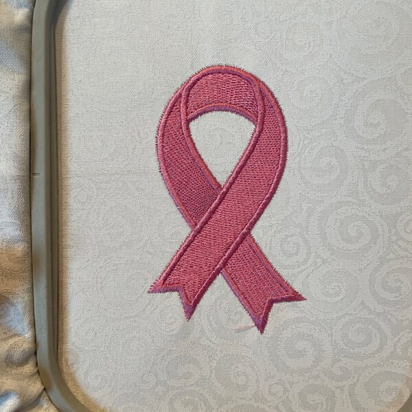 Cancer Awareness Ribbon Machine Embroidery Design, 8 Sizes, Breast ...