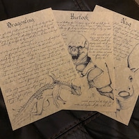 Demon Journal Pages Demonology Supernatural Ritual Latin - Etsy UK