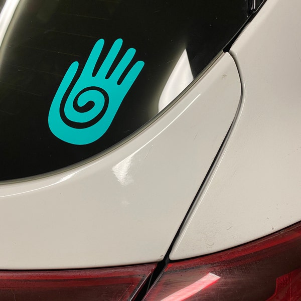 Healing Hand Symbol Vinyl CAR DECAL Reiki Hopi Protection Sticker - Etsy