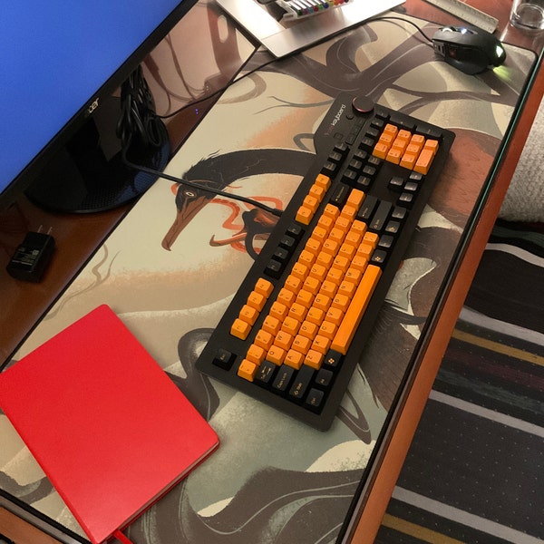 Sockeye Desk Mat Giant Mouse Pad Original Artwork Stitched Edge Gaming ...