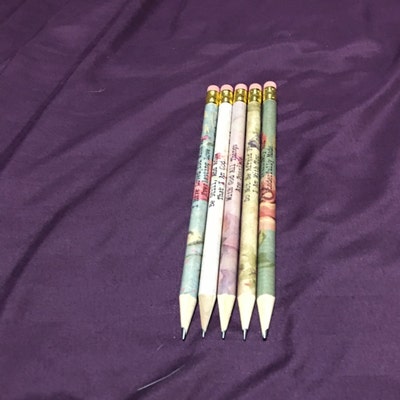 Boho Pencils Custom Pencils Encouragement Quotes Boho - Etsy