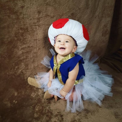 Toad Costume for Girl From Mario Video Game - Etsy