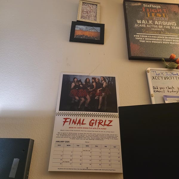 Final Girlz 2025 Calendar - Survive at All Costs! - Etsy