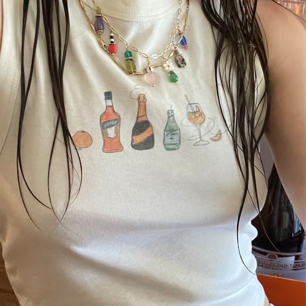 Colorful Charm Necklace, Flower Charm Necklace, Bright Beaded Necklace ...