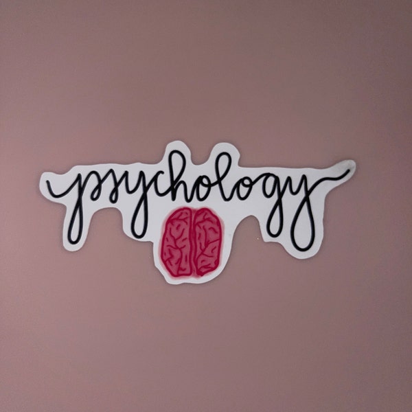 Psychology Sticker, Gift for Psychologists, Gift for College Students ...