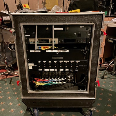 Improved Rack Ears pair, Recess OR Flush Mount With Ventilation Grid ...