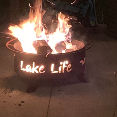 Custom Logo Fire Pit - Etsy