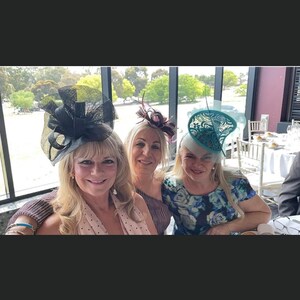 Tia Large Bright Red Fascinator, Royal Wedding Hat, Kentucky Derby Hat ...