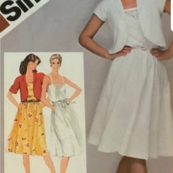 Simplicity Sewing Pattern 9029 Vintage 1970 Minidress Pants and Vest ...