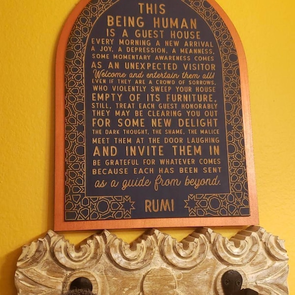 The Guest House // Wood Sign // Therapy Gift // Mindfulness Gift ...