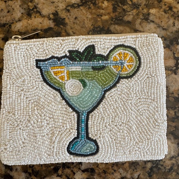 Lemon Purse Lemon Beaded Bag Pink Lemon Clutch Summer Vacation Purse ...