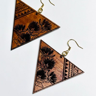 Digital Download Polynesian Tribal & Plumeria Flowers Cancer Awareness ...